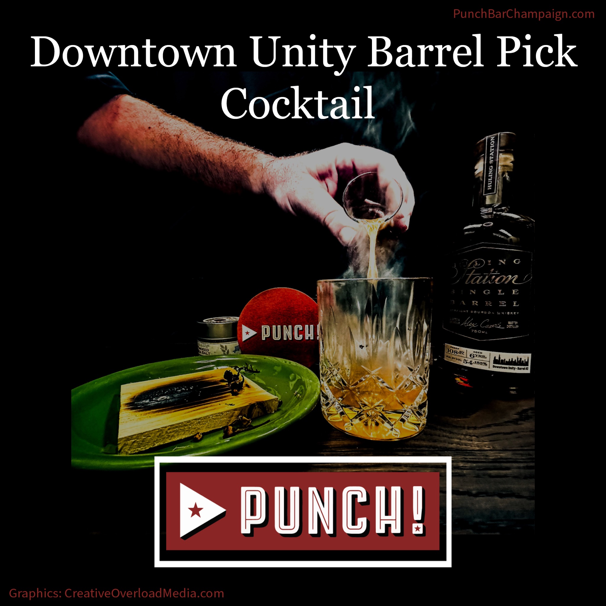 Punch! Downtown Unity Barrel Pick Cocktail – Creative Overload Media
